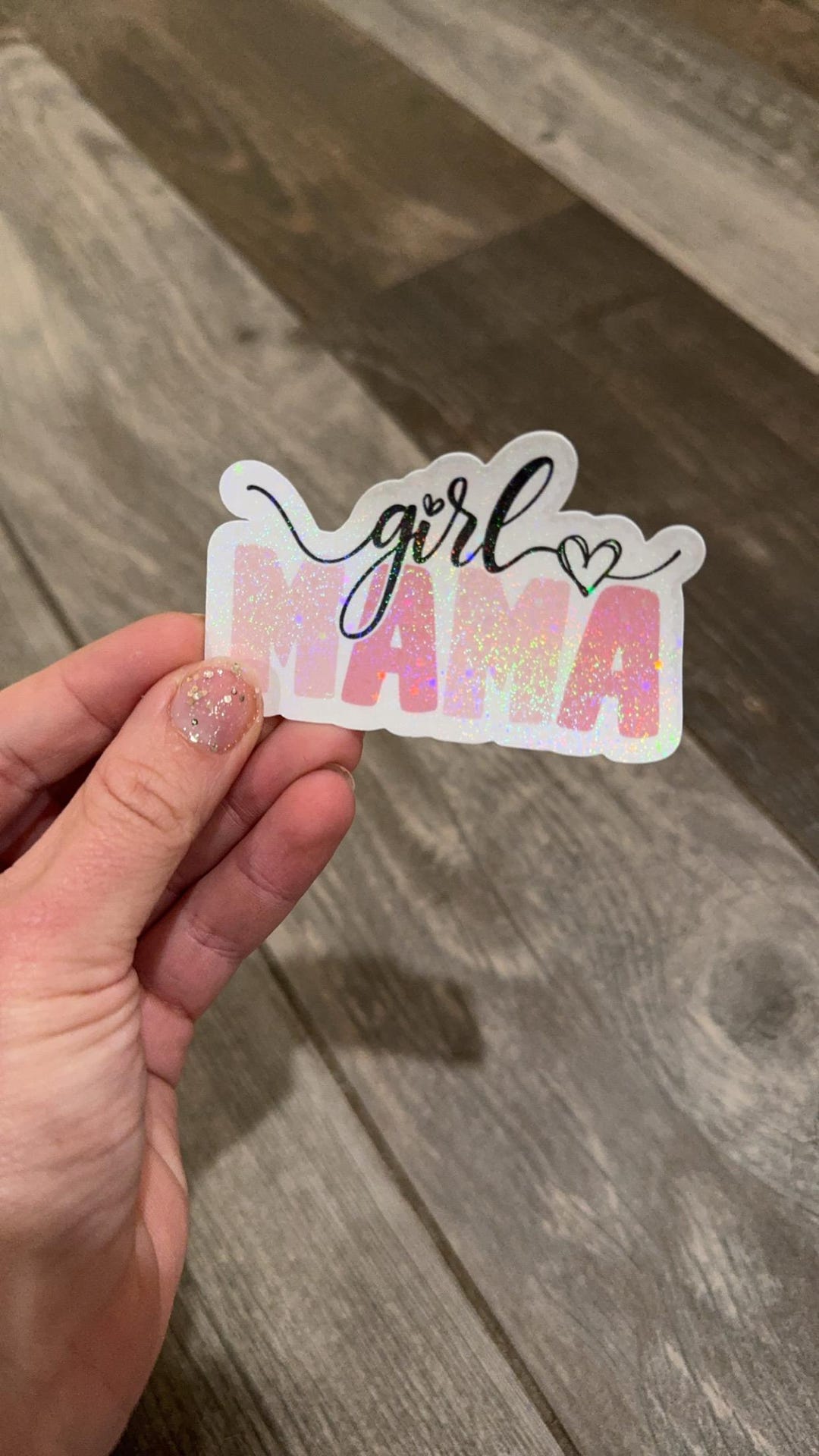 Girl Mom Sticker - Etsy