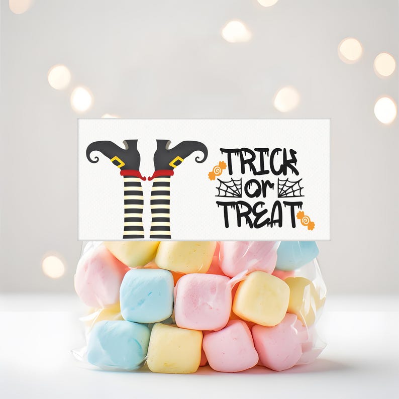 Treat Bag Toppers | Favor Bag Labels | Craft Packaging (digital ...