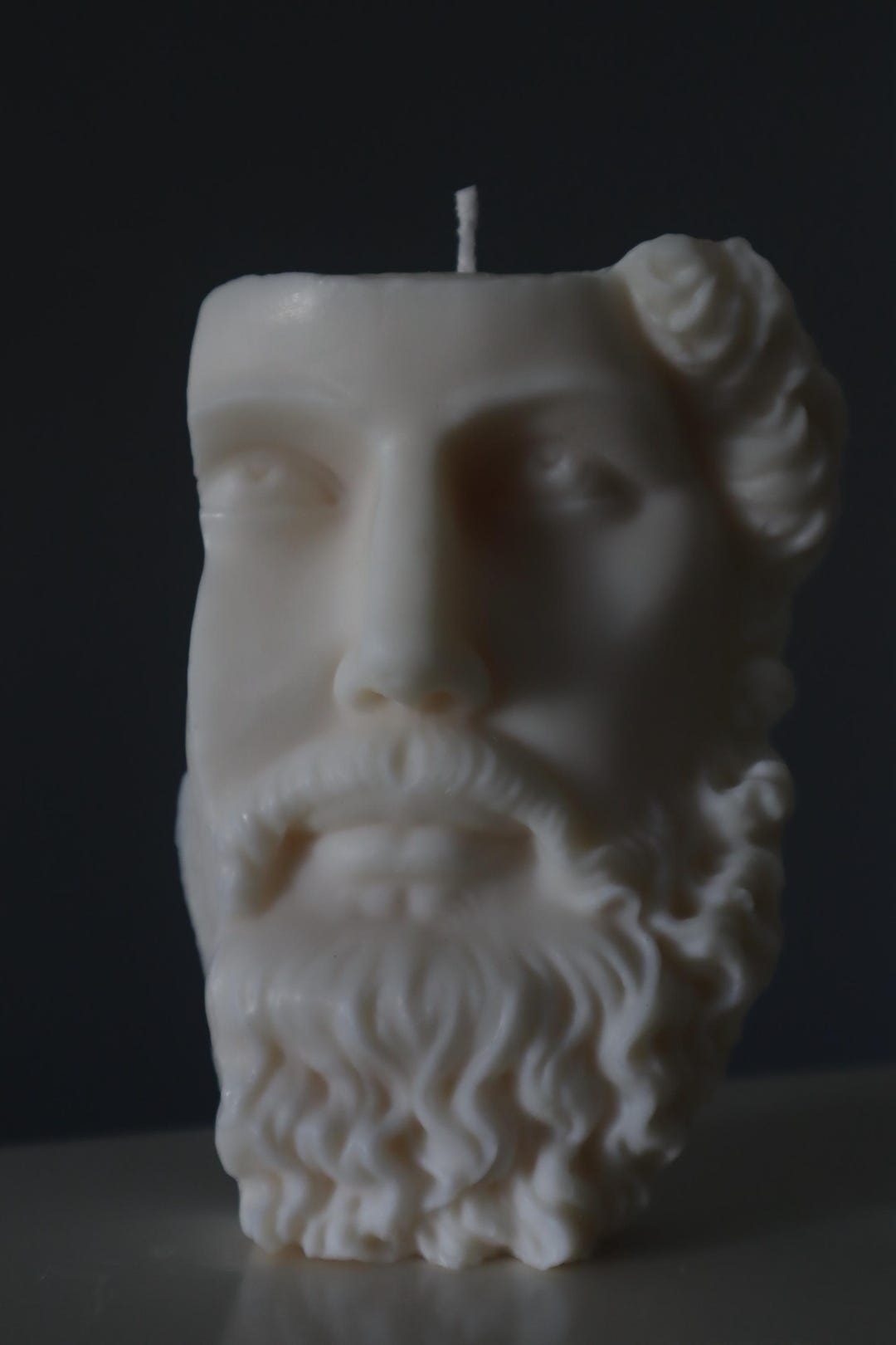 Aromatic Classical Greek Bust Candle Inspired by Zeus and Socrates ...