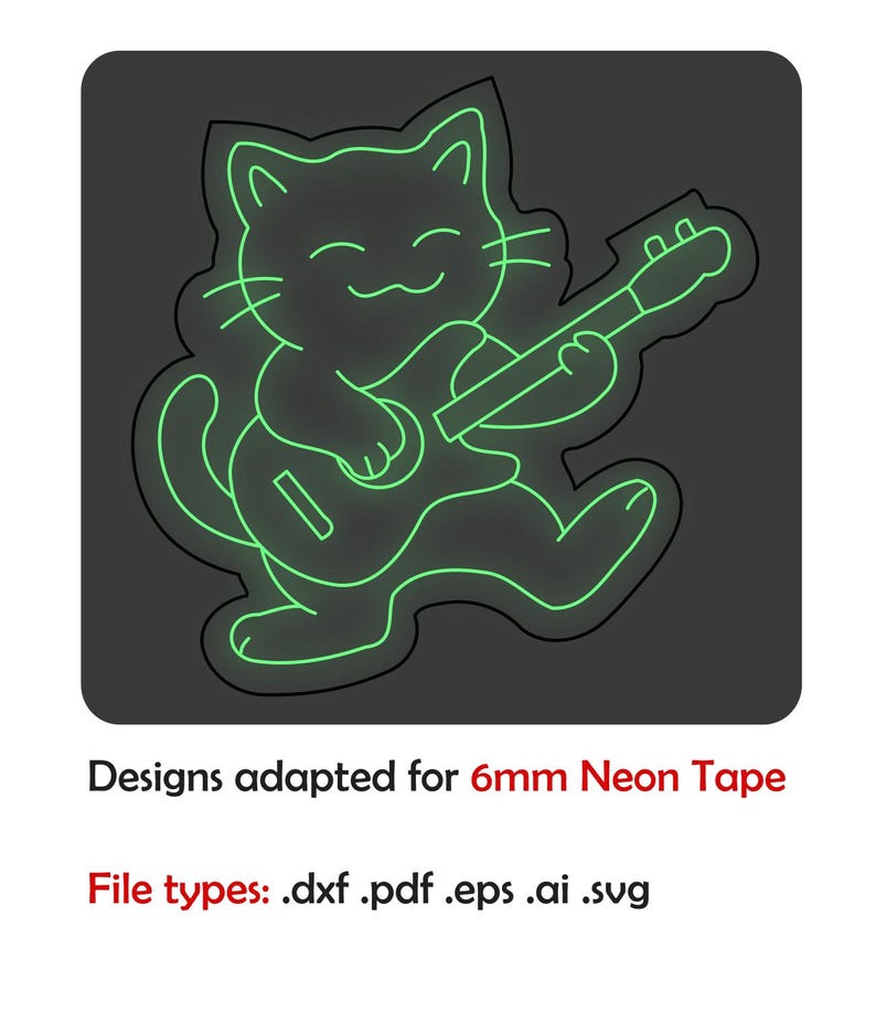 Cat Neon LED SIGN Mockups (package) - Etsy