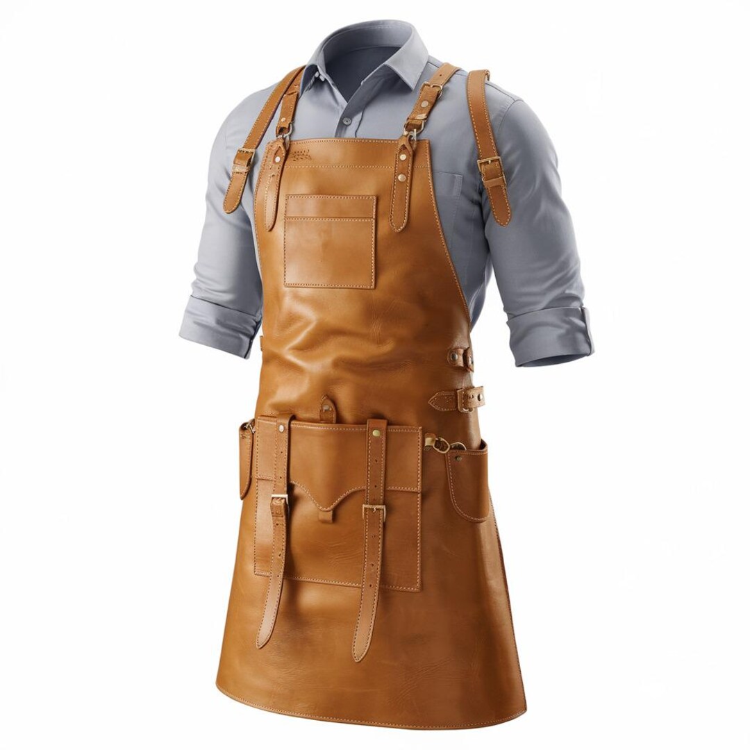Handmade Iron Anvil Blacksmith Crazy Horse Leather Apron| Unique Style ...