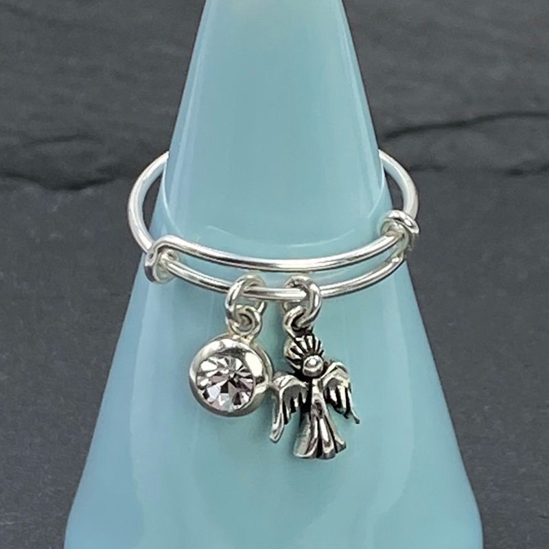 Dangle Charm Ring - Etsy