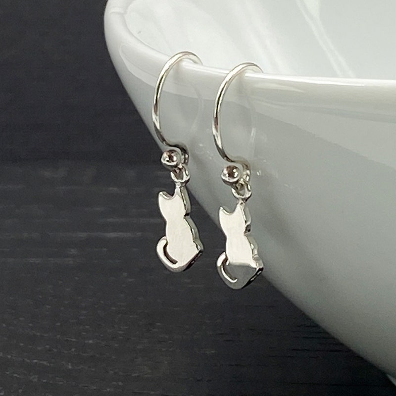 Cat Earrings - Etsy