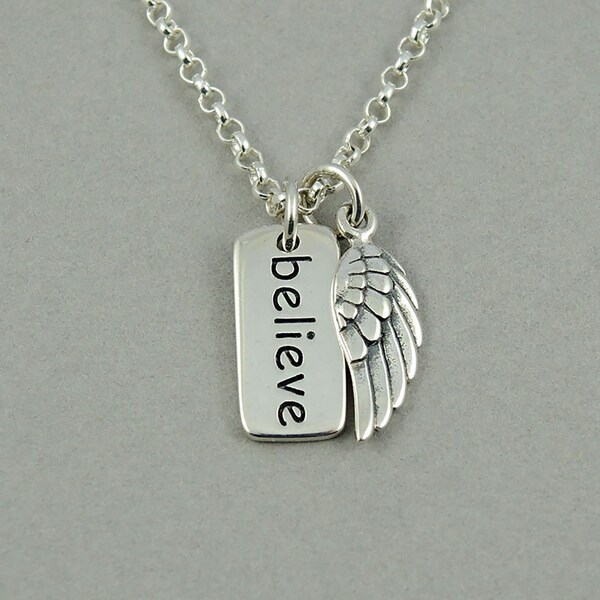 Believe Necklace - Etsy