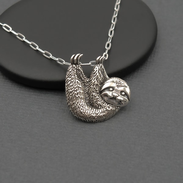 Sloth Necklace - Etsy
