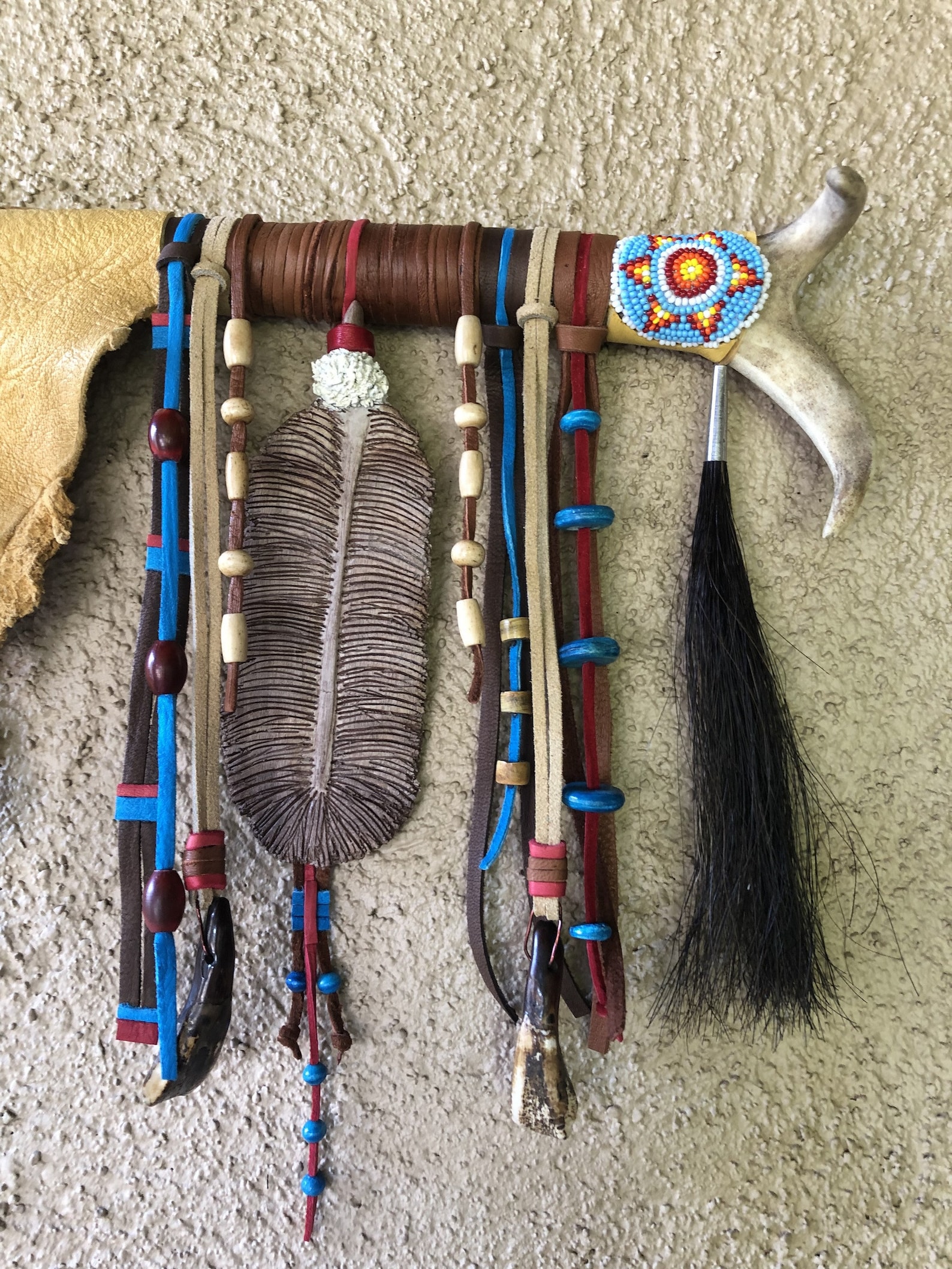 Coup Stick Native American Inspired OOAK - Etsy