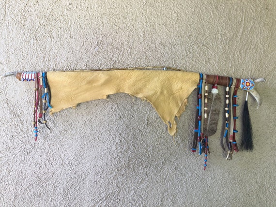 Coup Stick Native American Inspired OOAK - Etsy