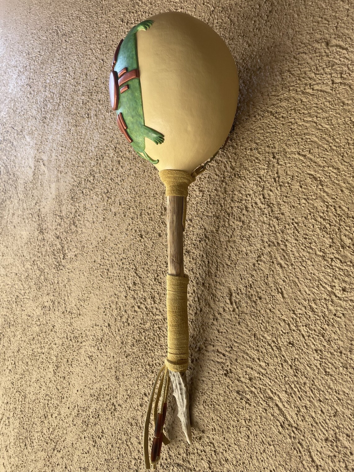 The Turtle Speaks Native American Inspired Large Gourd Ceremonial ...
