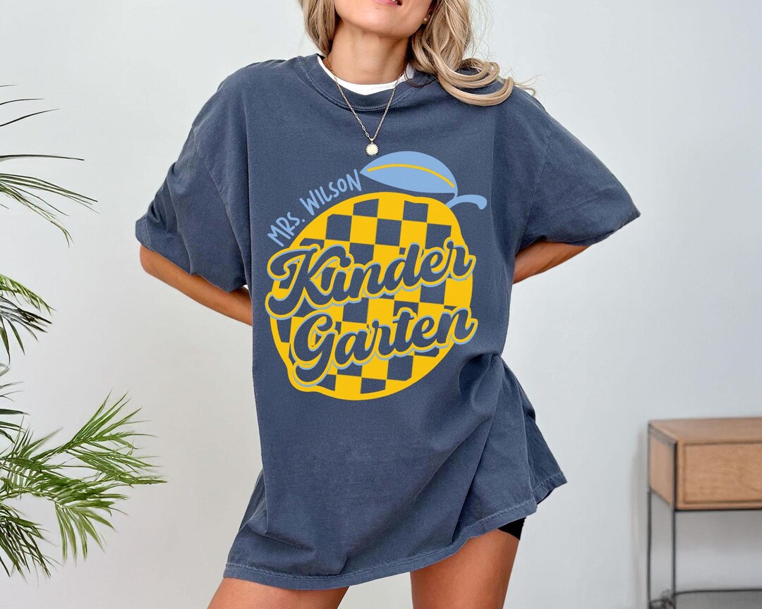 Personalized Lemon Teacher Name Shirt, Custom Grade Teacher Shirt ...