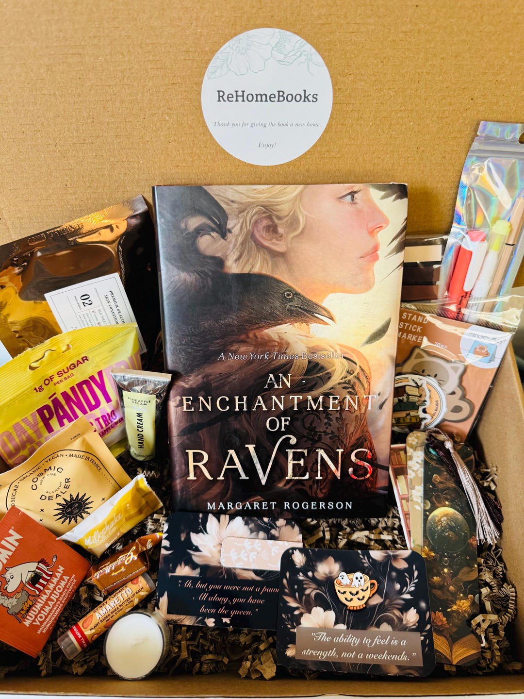 Book and Self Care Set: YA Fantasy Book - Etsy