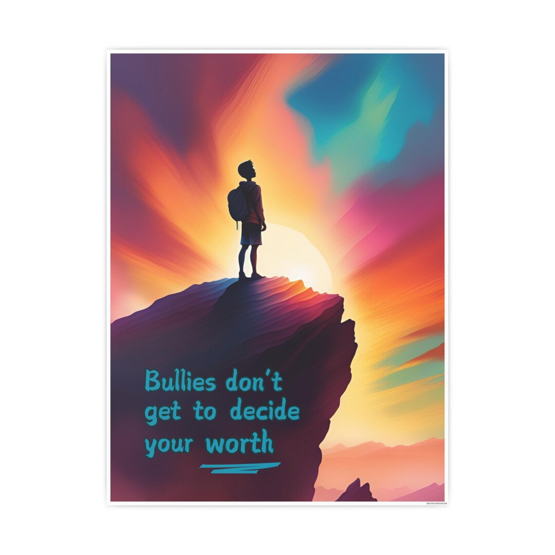 Teacher Poster Classroom Anti-bullying Poster Pink Shirt Day Gift for ...