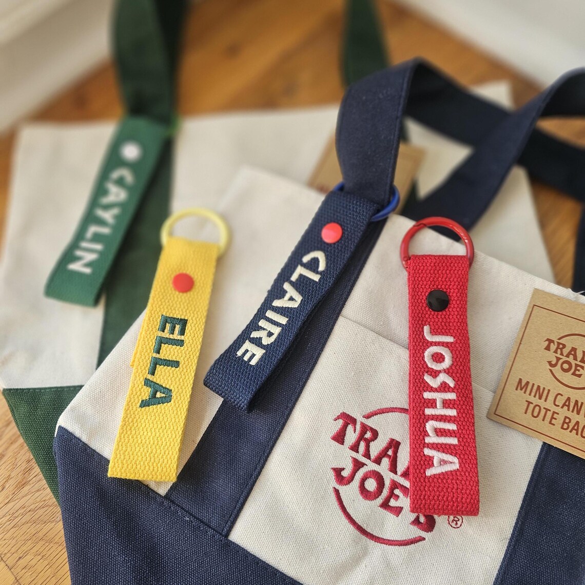 Personalized Embroidery Name Tag, Custom Name Tag, School Bag Name Tag ...