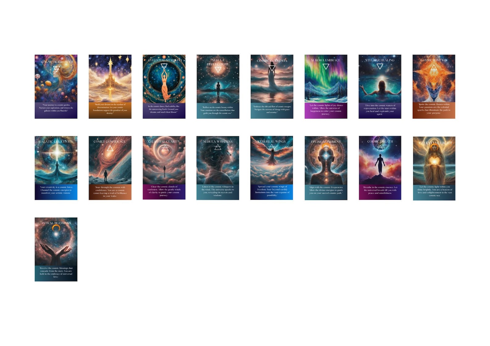 Galactic Insights: Oracle of Divine Light Digital Pack Ebook, Printable ...
