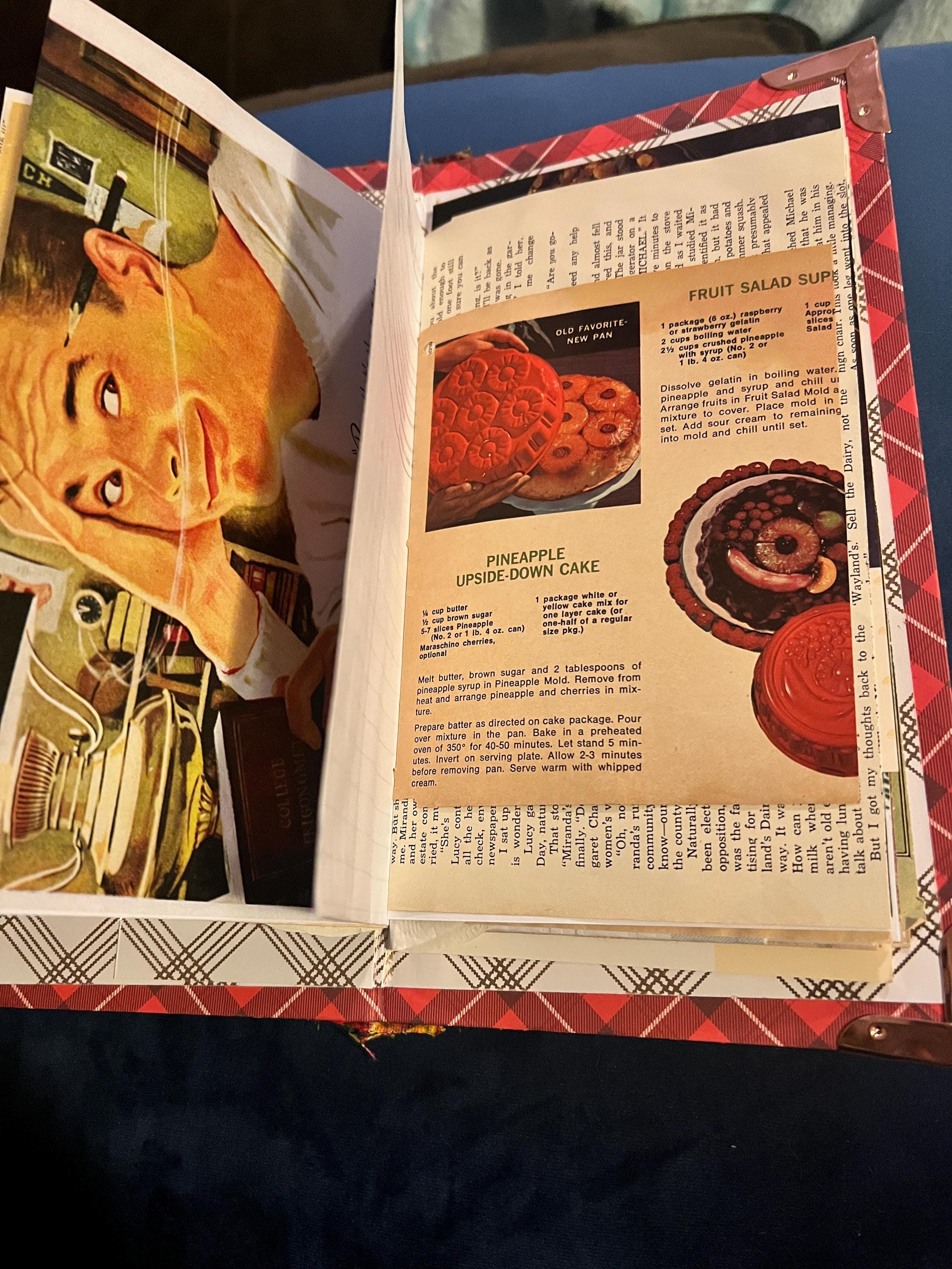 Cookbook Junk Journal - Etsy