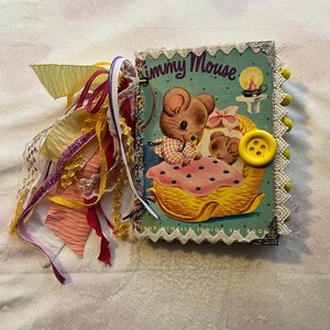 Vintage Junior Elf Junk Journal Timmy Mouse - Etsy