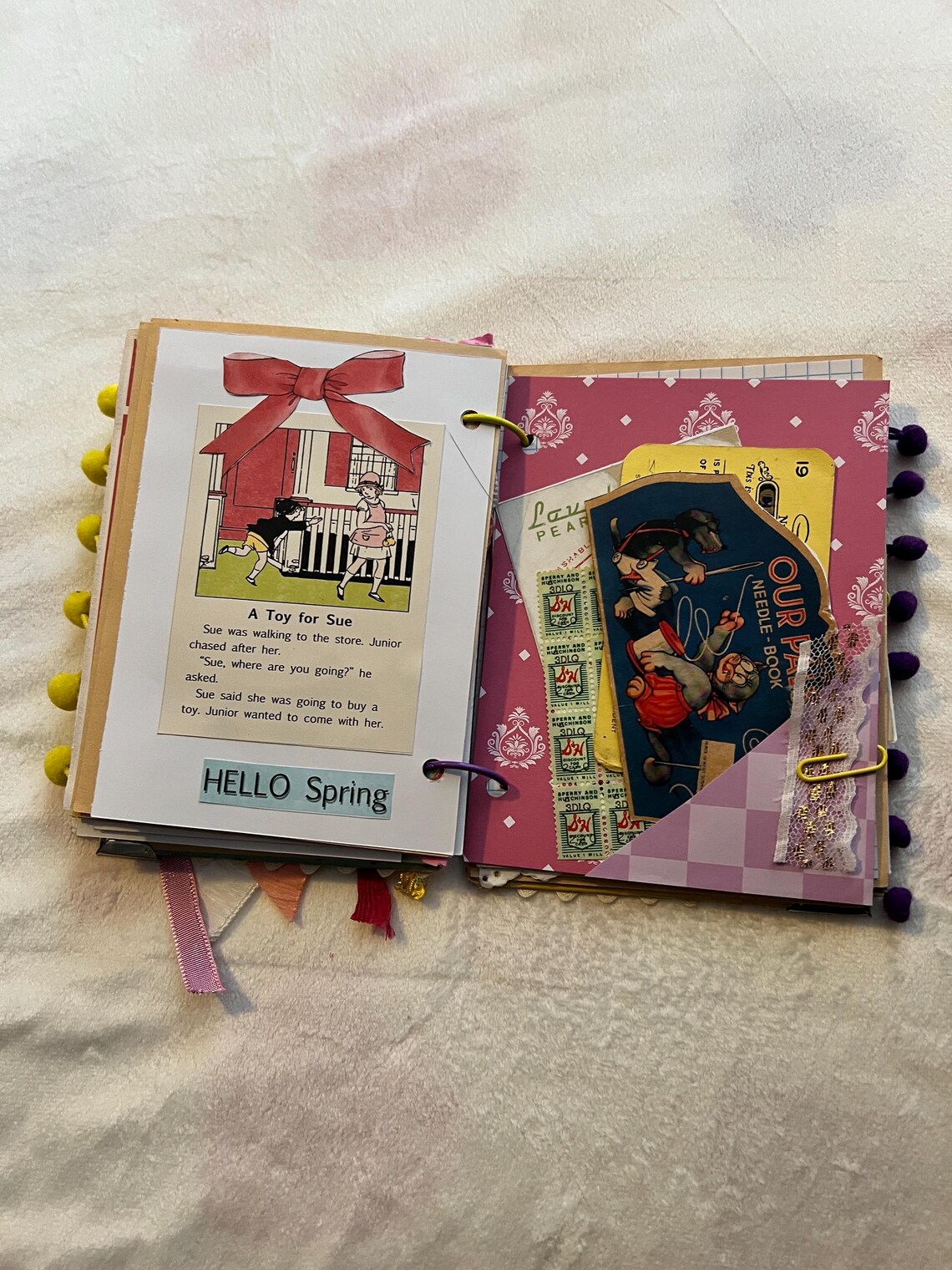 Vintage Junior Elf Junk Journal Timmy Mouse - Etsy