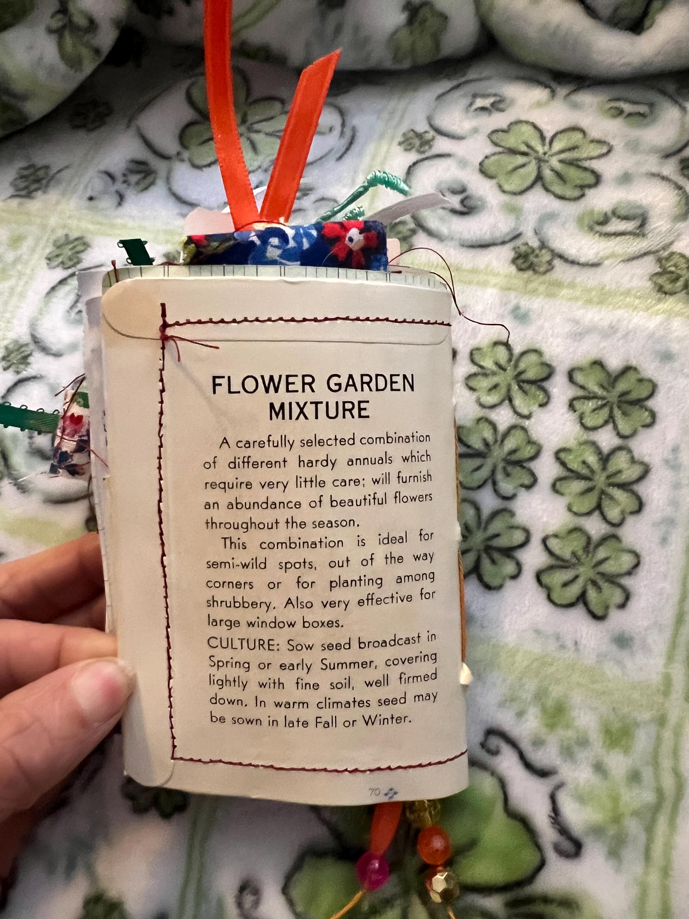 Vintage Seed Packet Journal - Etsy