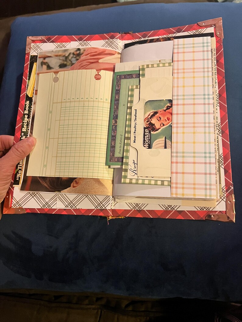 Cookbook Junk Journal - Etsy