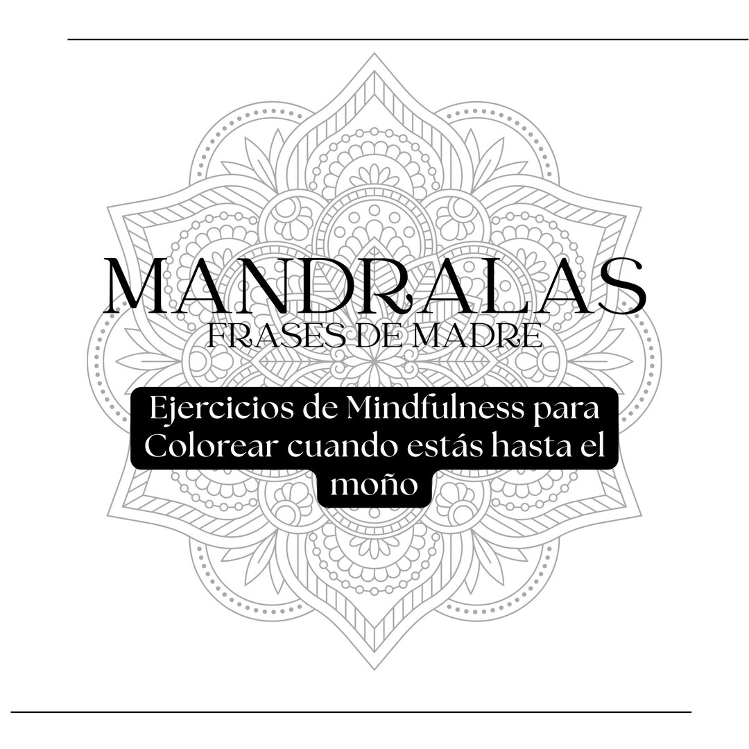 Mandralas – Printable PDF Notebook With 10 Mandalas and Typical Mother ...