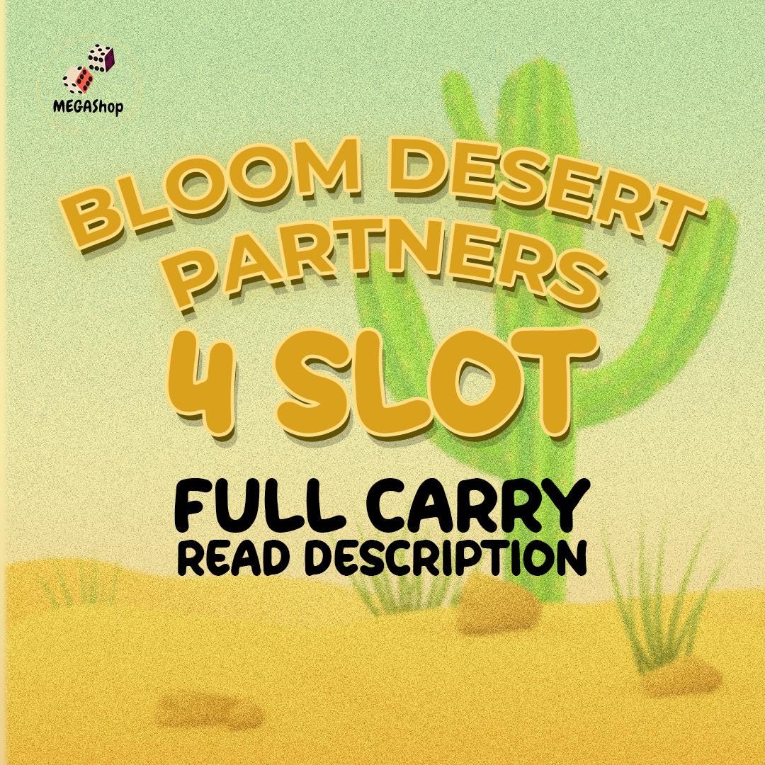 Monopoly_go Bloom Desert Partners Full Carry (4 Slot) March 27th - Etsy