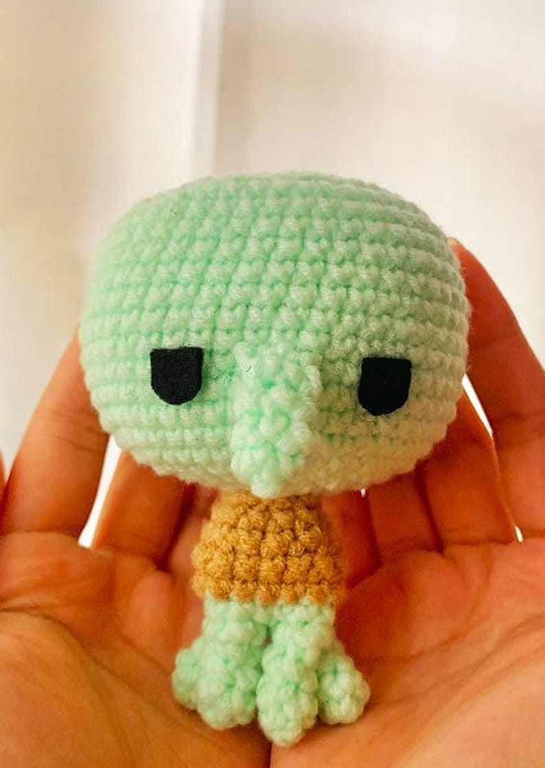 Grumball Crochet Squidward Amigurumi Pattern DIY Crochet Toy Pattern ...
