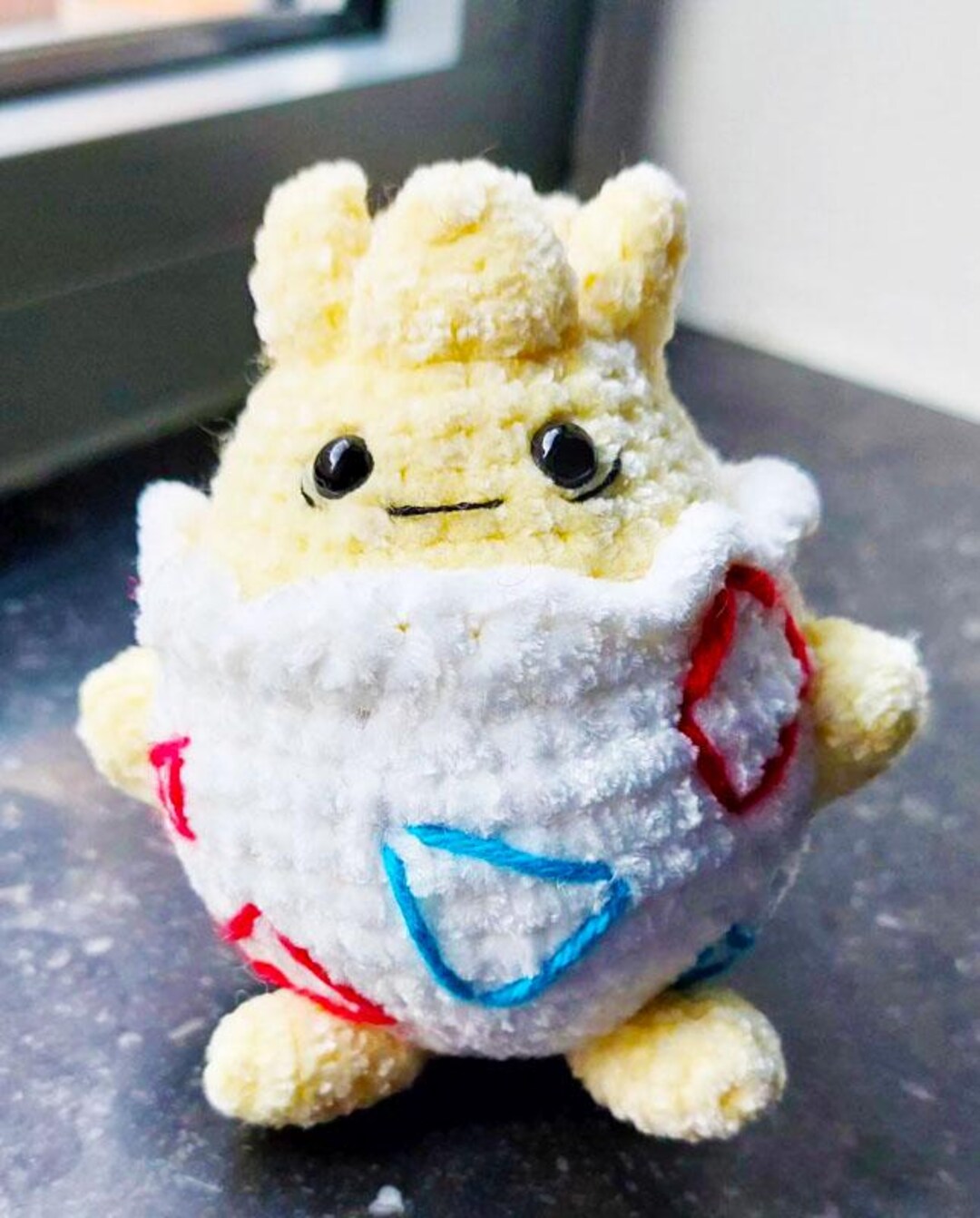 Togepi Crochet Pattern Adorable Pokémon Amigurumi Template DIY Soft Toy ...