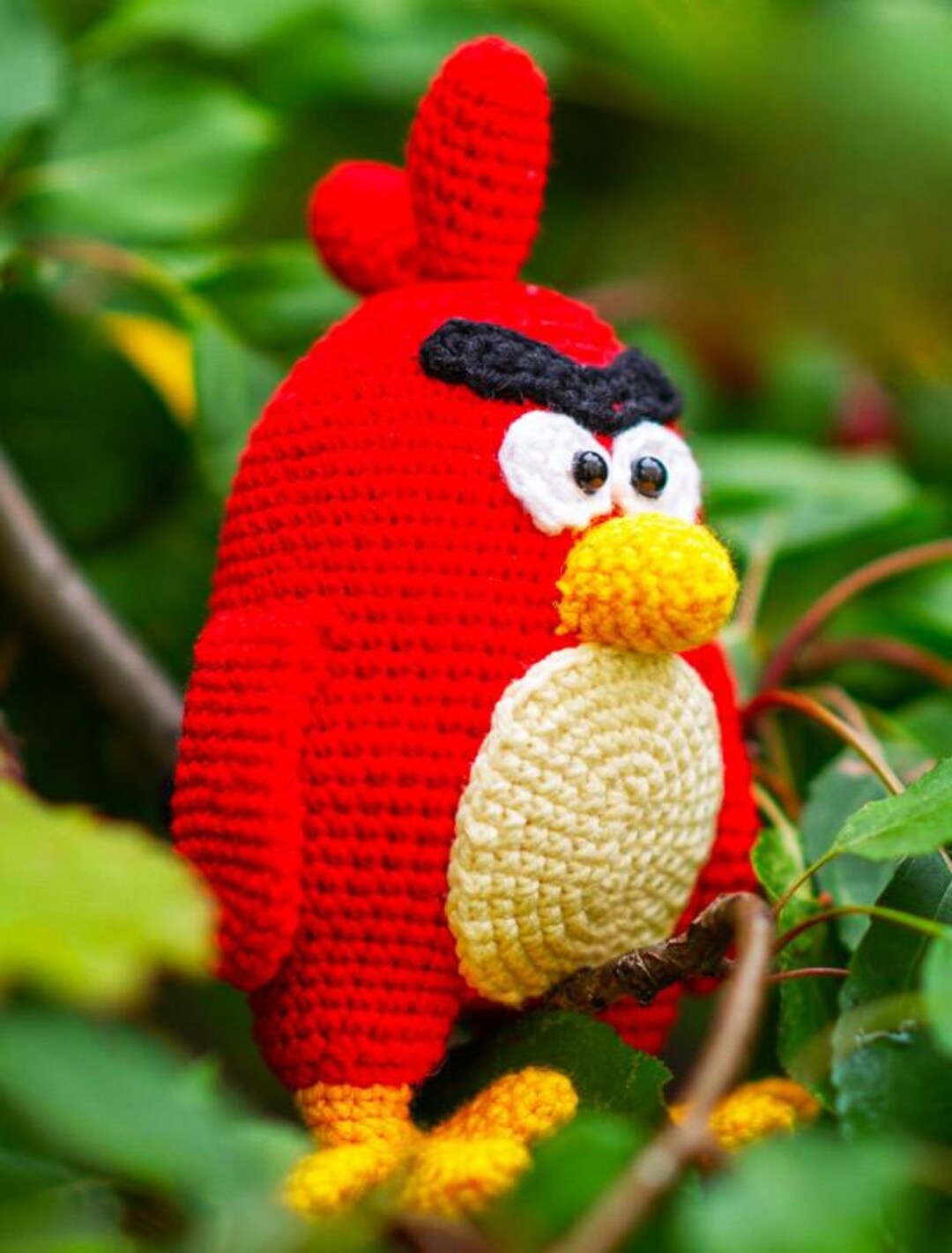 Red Angry Birds Amigurumi Crochet Pattern Fun and Easy DIY Toy Pattern ...