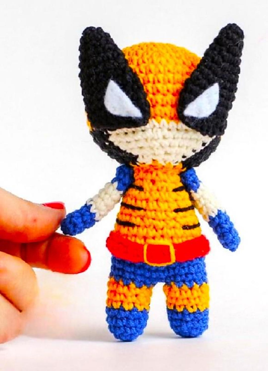 Crochet Wolverine Xmen Amigurumi Pattern DIY Craft, Instant Download ...