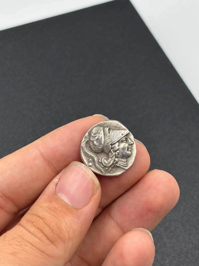 Rare Ancient Greek Silver Coin With Mythical Animal Pegasus Image - Etsy