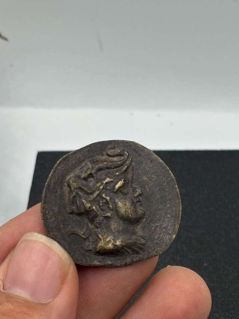 Rare Museum Quality Ancient Roman King Bronze Unique Coin - Etsy
