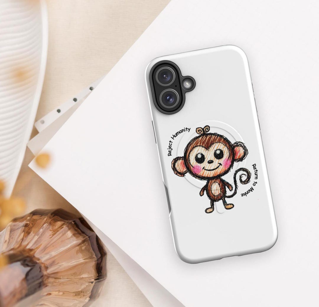 Monke Meme Magsafe® Tough Case for Iphone® - Etsy
