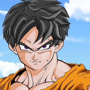 Dragon Ball Art Commissions | DBZ Dragon Ball Z Portrait | Custom ...