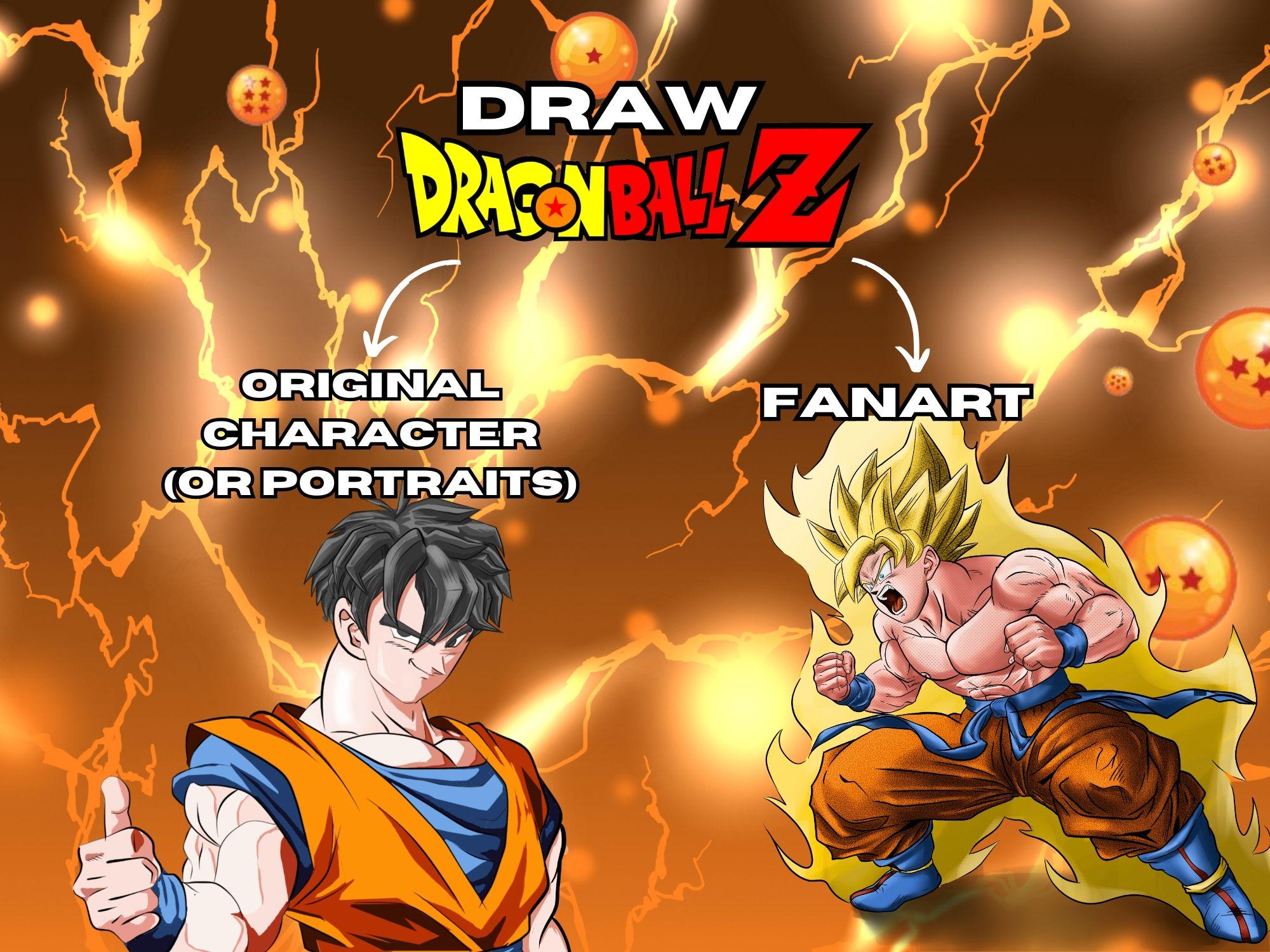 Dragon Ball Art Commissions | DBZ Dragon Ball Z Portrait | Custom ...