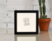 Items similar to 8x8" Square Picture Frame in 1x1 Flat Style and Color ...