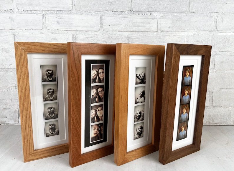 Picture Frame for PHOTO BOOTH STRIP in 1x1 Flat Style and Natural ...
