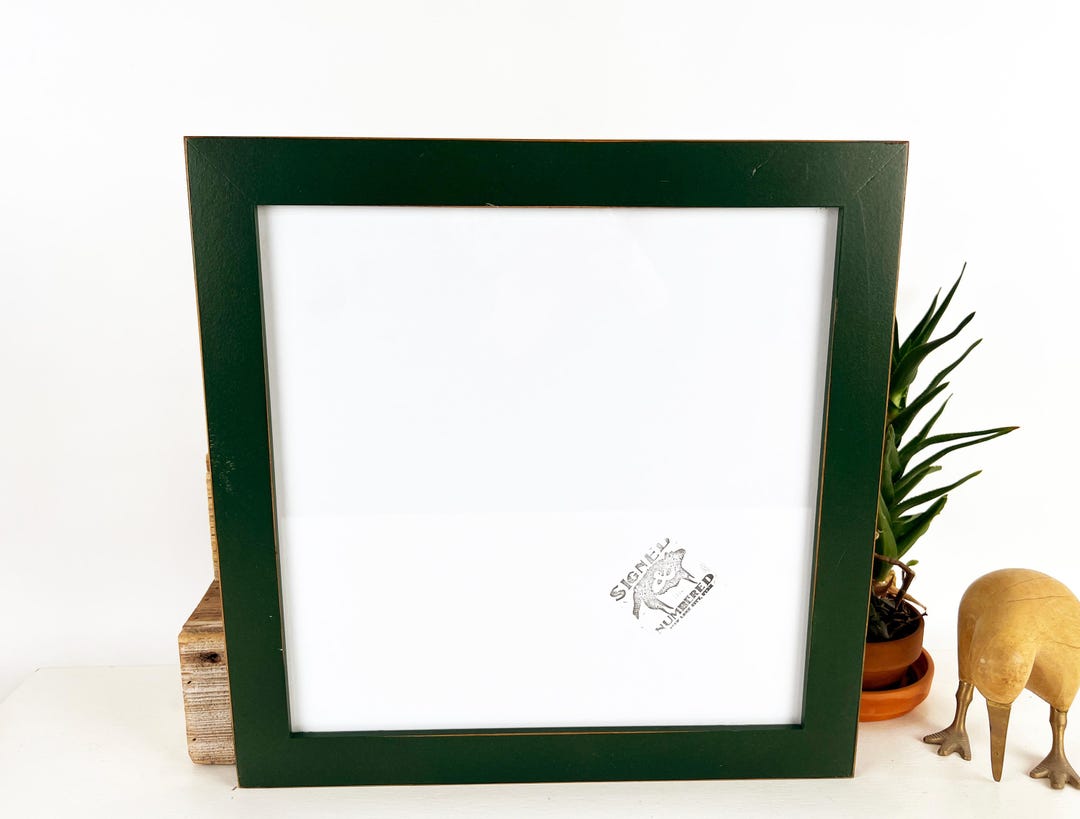 SHIPS TODAY 14x14 Square Picture Frame 1.5 Standard Style With Vintage ...
