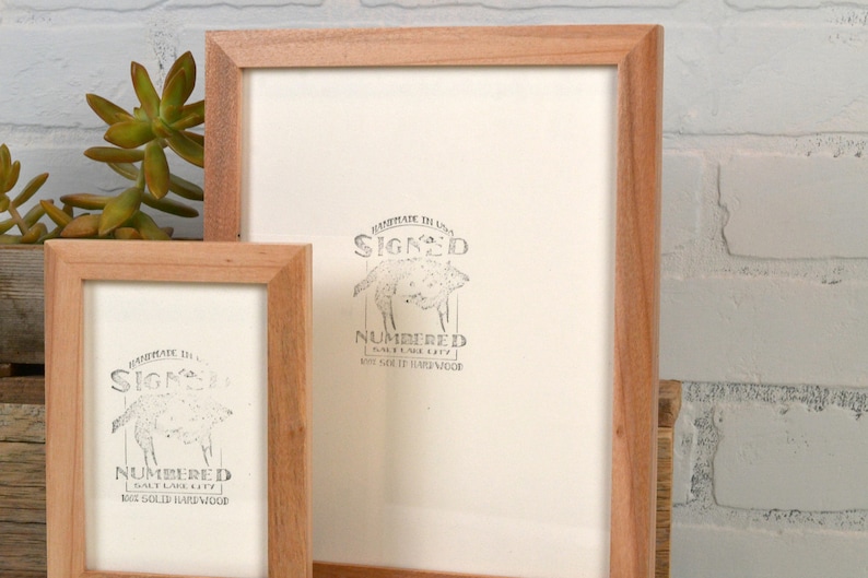 Natural WILLOW Picture Frame in Peewee Style Choose Size: 2x2 - Etsy