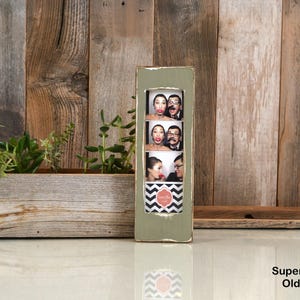 Photo Booth Frame for 2 X 6 Picture Strip in Vintage COLOR of YOUR ...