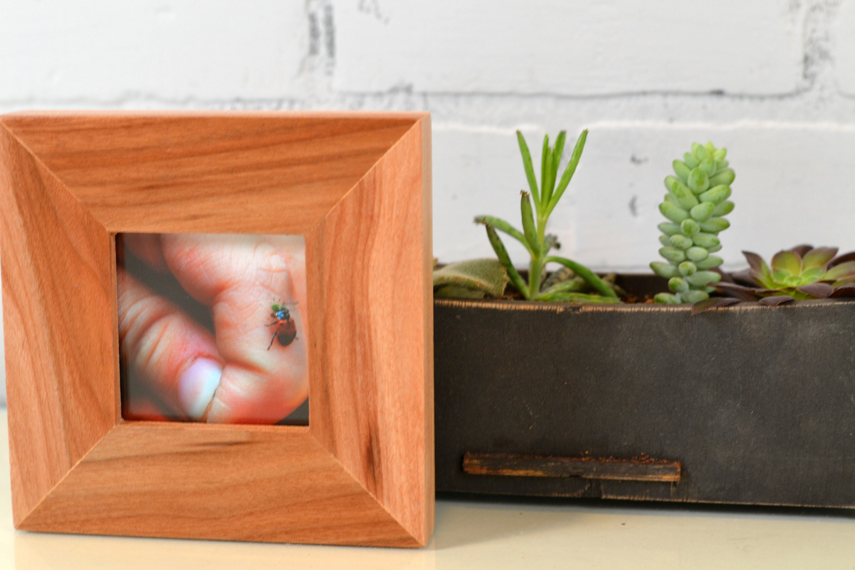 Solid Natural WILLOW Wood Picture Frame 1.5 Wide Style | Etsy