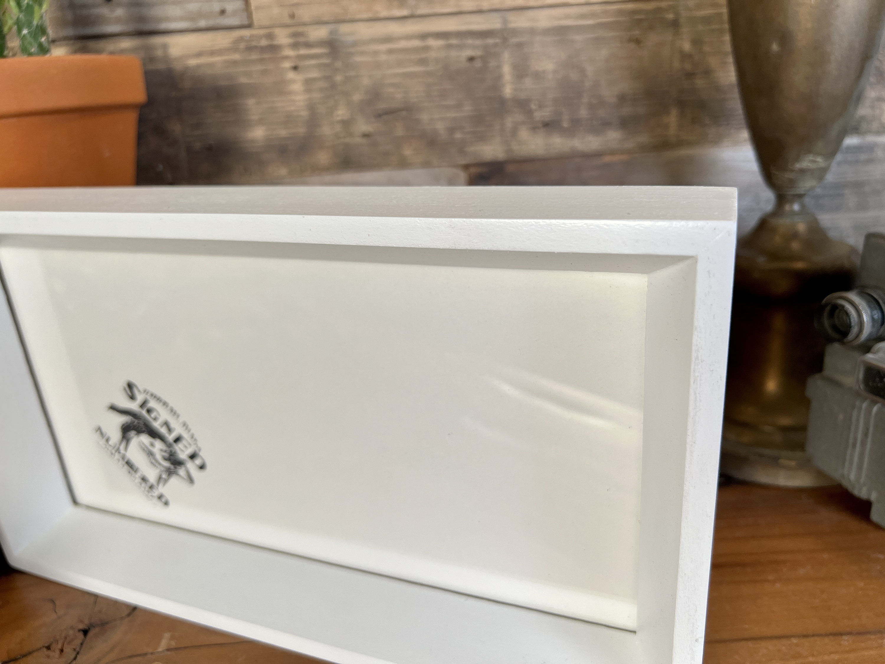 SHIPS TODAY - 5x10 Picture Frame - Park Slope Style with Solid White ...