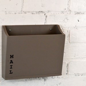 Handmade Modern Mail Holder - Wall Mounted - in Color OF YOUR CHOICE ...