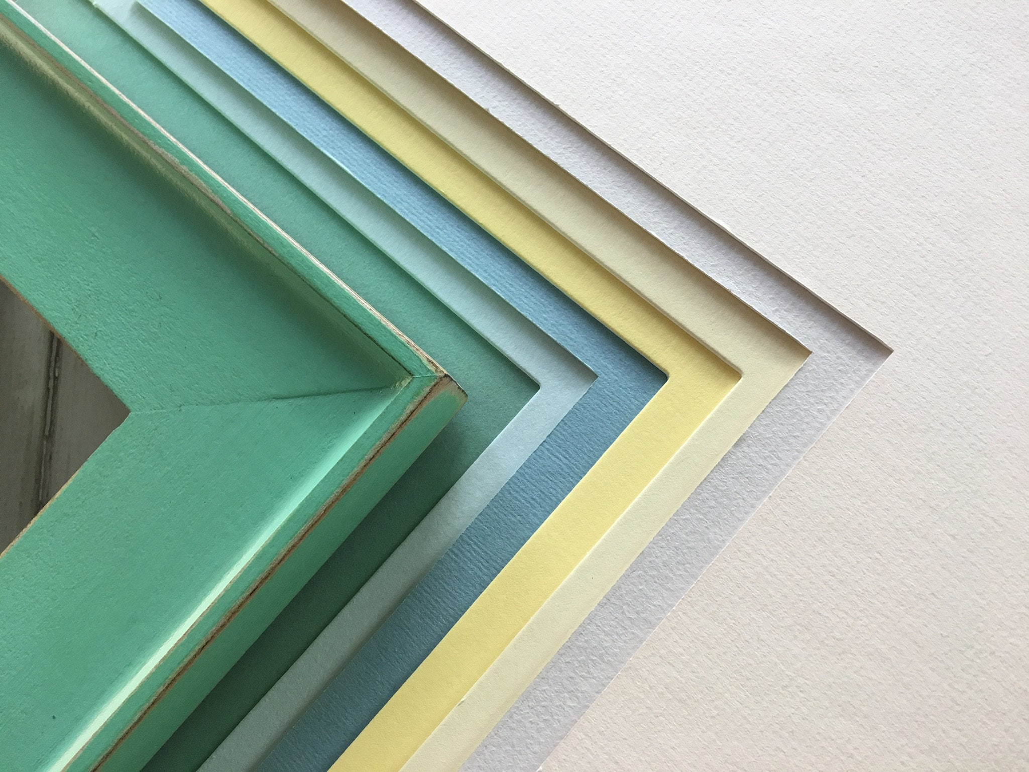 Add a Mat to Your Picture Frame ADD ON Item Mats Are - Etsy