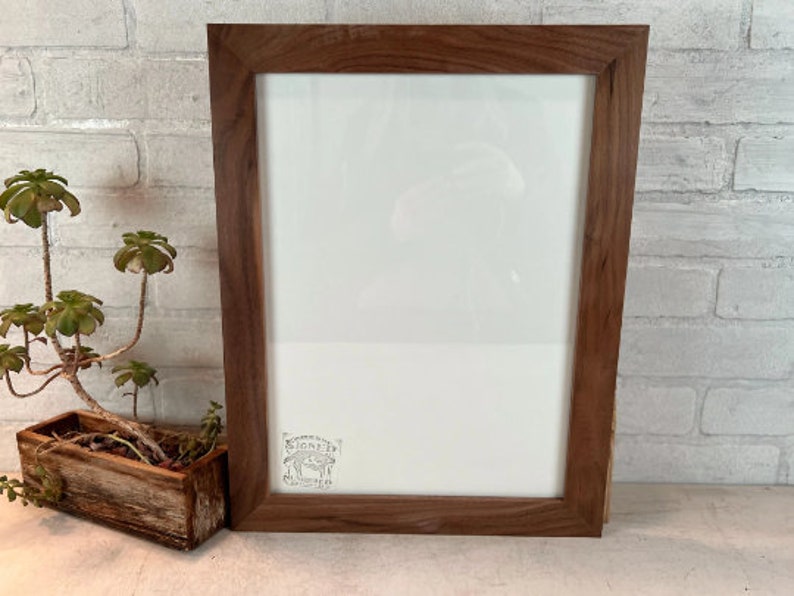 Solid Natural WALNUT Wood Picture Frame 1.5 Wide Style - Etsy