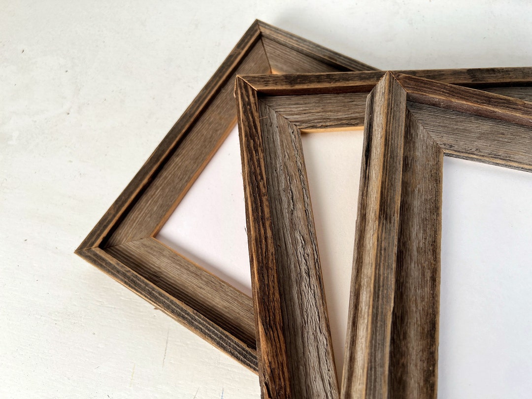 Picture Frame in Rustic Reclaimed Cedar Build up Style - Choose Your ...
