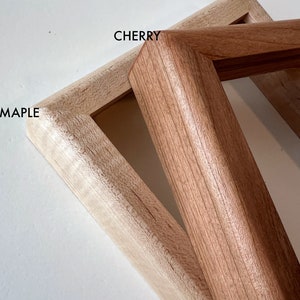 Natural Cherry or Maple Hardwood of Your Choice in DEEP ROUNDED Style ...