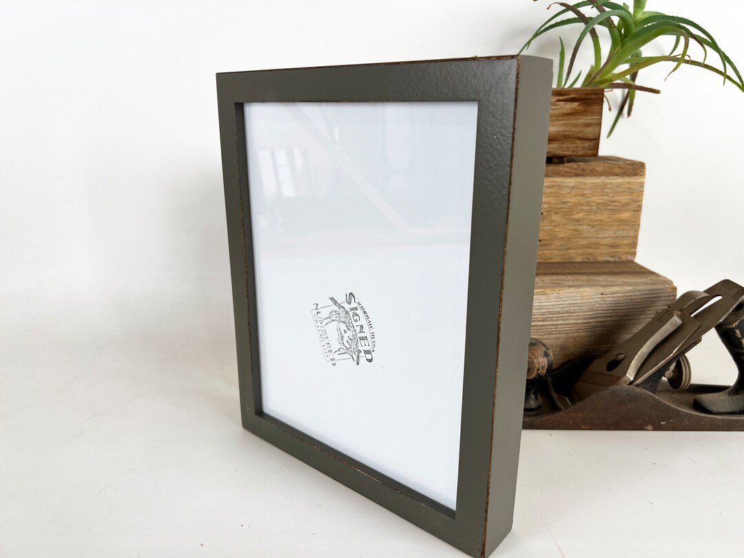 SHIPS TODAY - 8x10 Picture Frame - Deep Flat Style With Vintage Sable ...