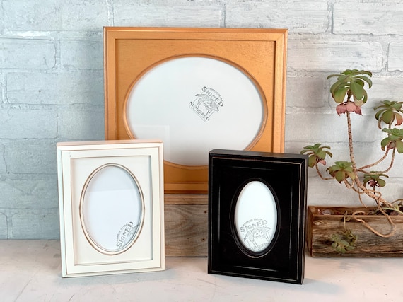 Oval Opening Picture Frame With Outside Cove Build up Edge in - Etsy