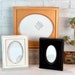 4x4 Pine Circle Opening Picture Frame in Vintage Finish COLOR of YOUR ...