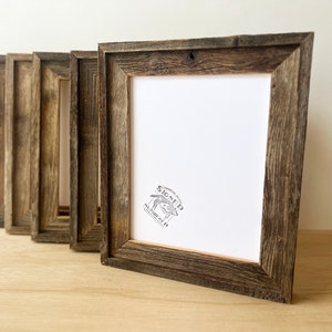 Picture Frame in Rustic Reclaimed Cedar Build up Style - Choose Your ...