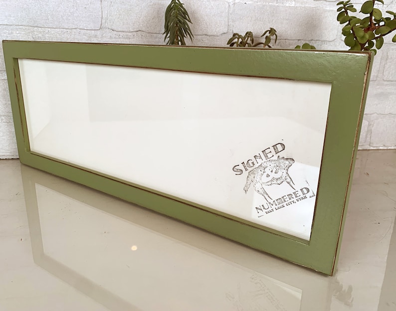 5x15 Panoramic Picture Frame in 1x1 Flat Style and - Etsy